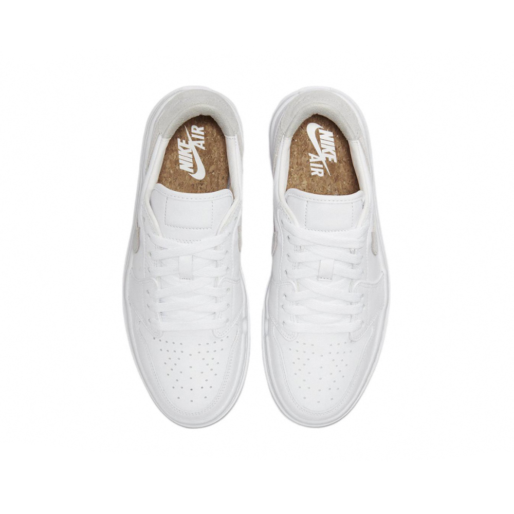 NIKE 耐吉 W Air Jordan 1 Low Elevate Neutral Grey 反轉灰白 厚底 DH7004-110 ...